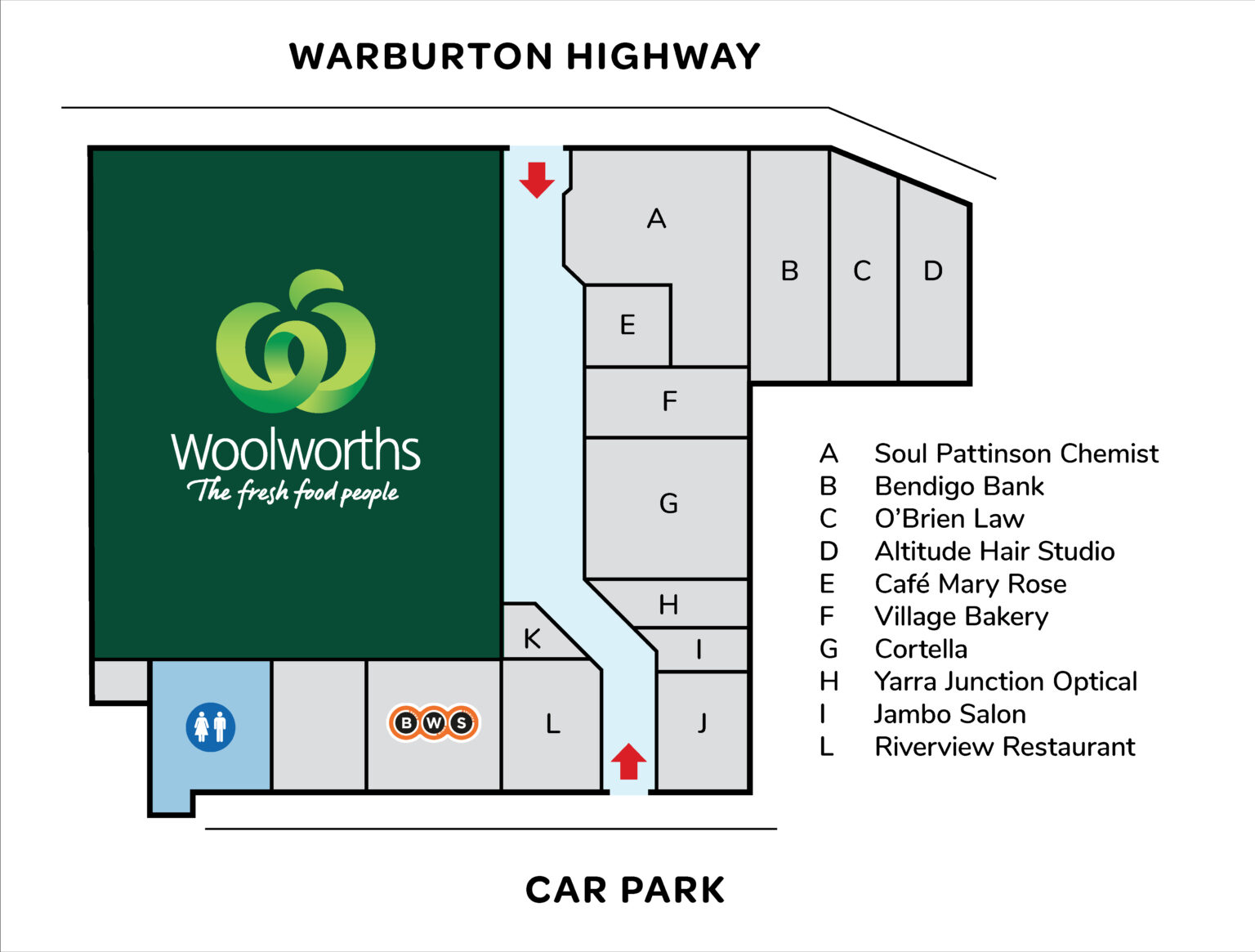 Yarra Junction Shopping Centre | Woolworths & 10 Specialty Stores in ...